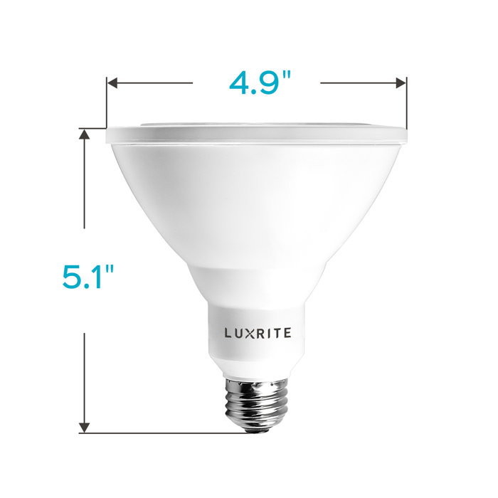 Luxrite 16,5 watts (100 watts équivalents), DEL PAR38, ampoule à ...